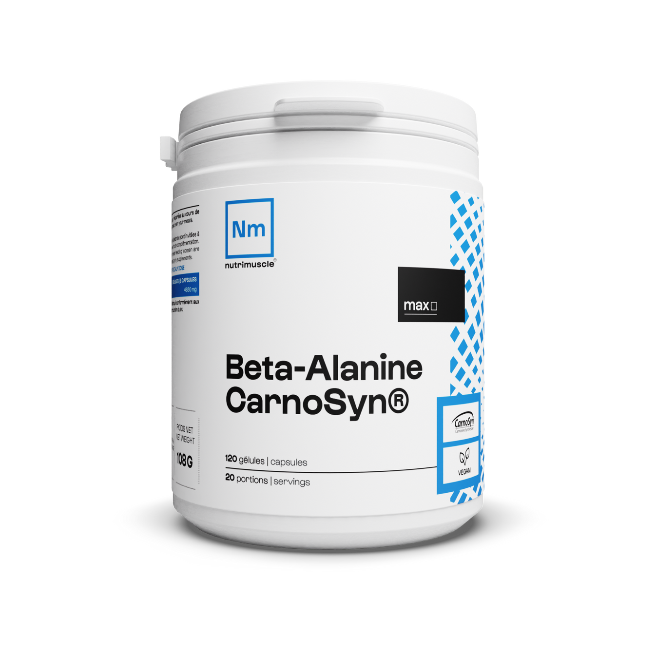 Bêta-Alanine Carnosyn® en gélules – Nutrimuscle