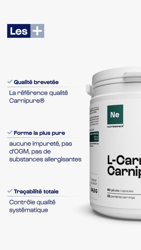 Carnitine Carnipure® en gélules - Nutrimuscle