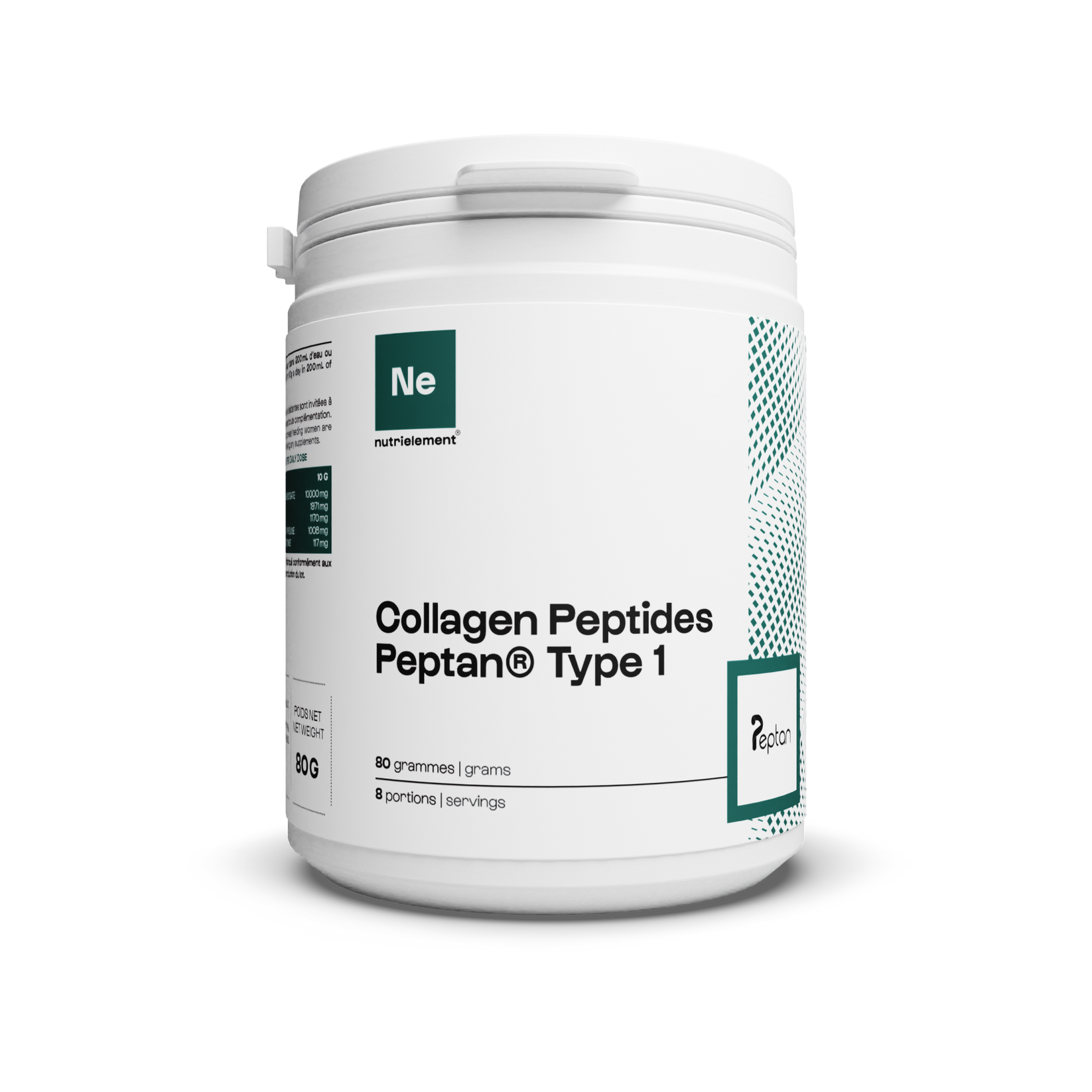 Collagène Peptides Peptan® 1 en poudre – Nutrimuscle