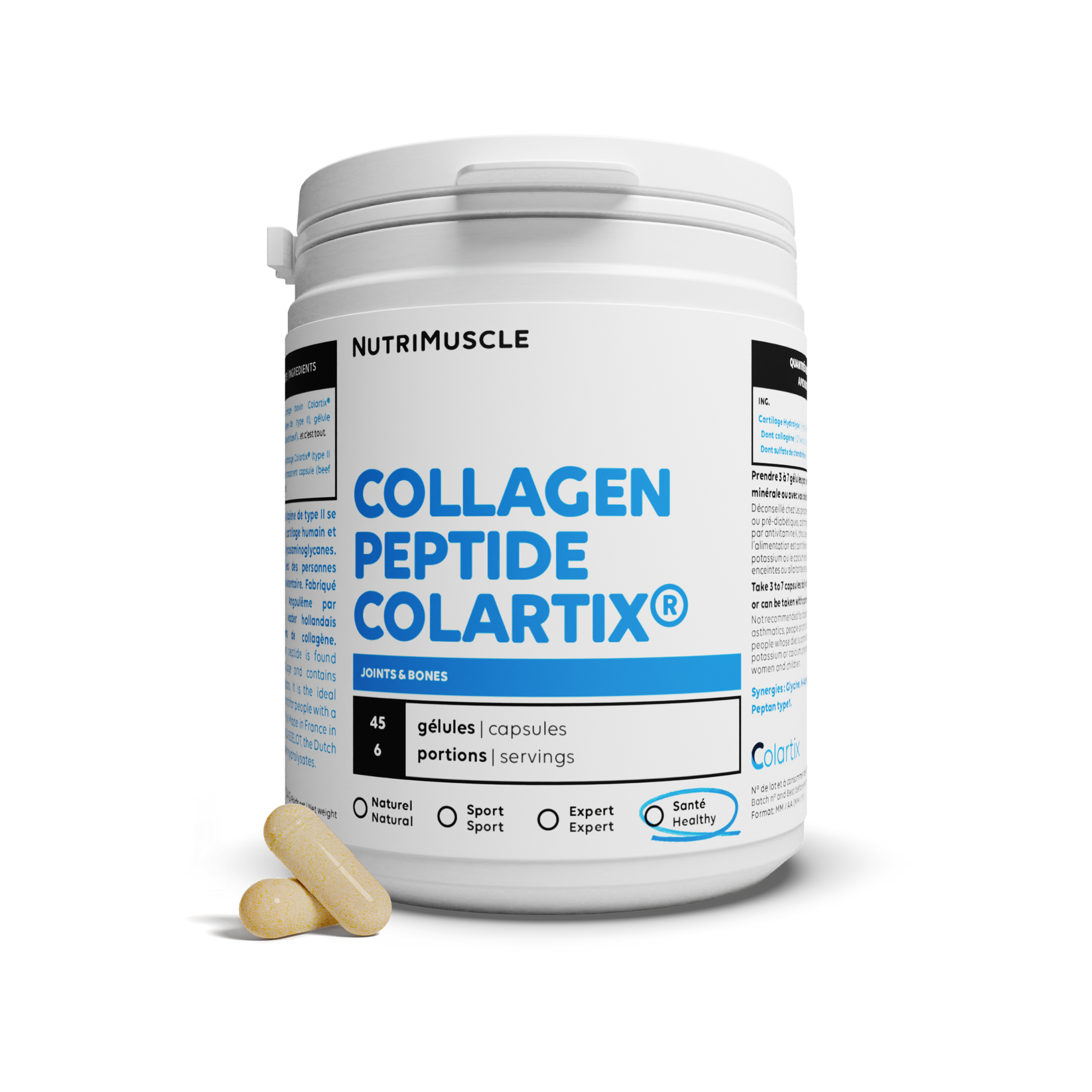 Collagène Colartix (Peptan® II) en gélules – Nutrimuscle