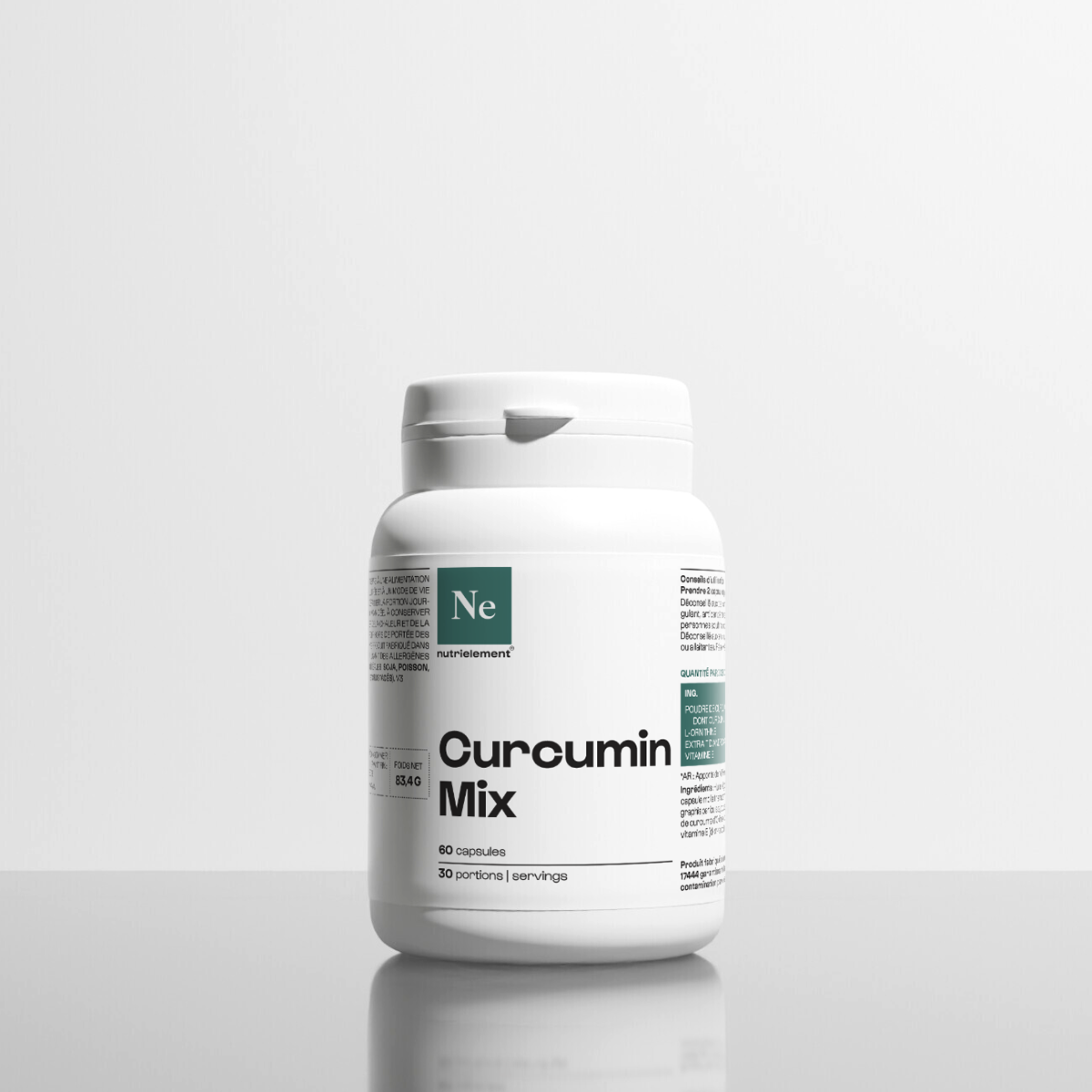 Gélules de Curcumin en poudre - Nutrimuscle