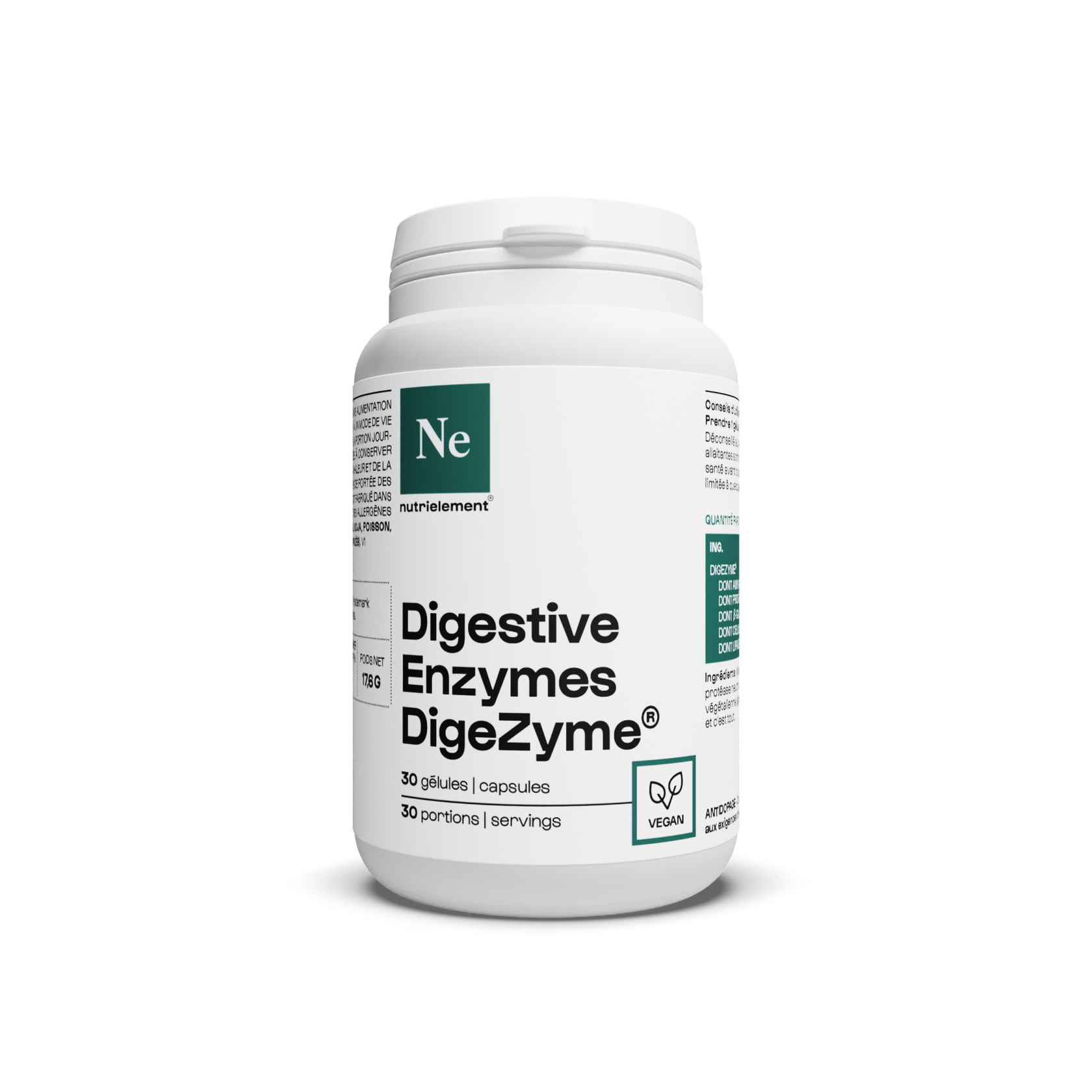 Enzymes digestives (Digezyme®) – Nutrimuscle