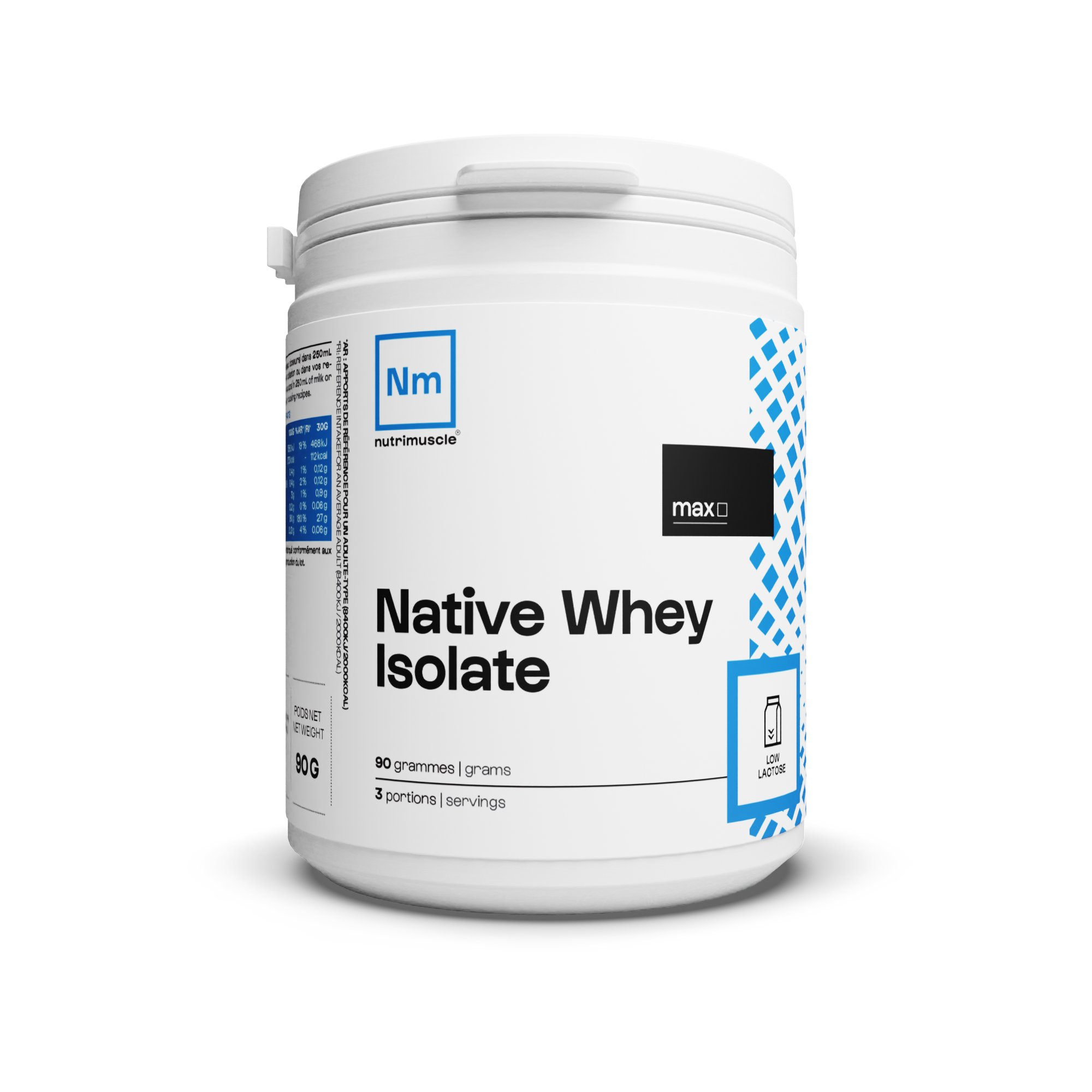 Whey Native Isolate (Low lactose) – Nutrimuscle