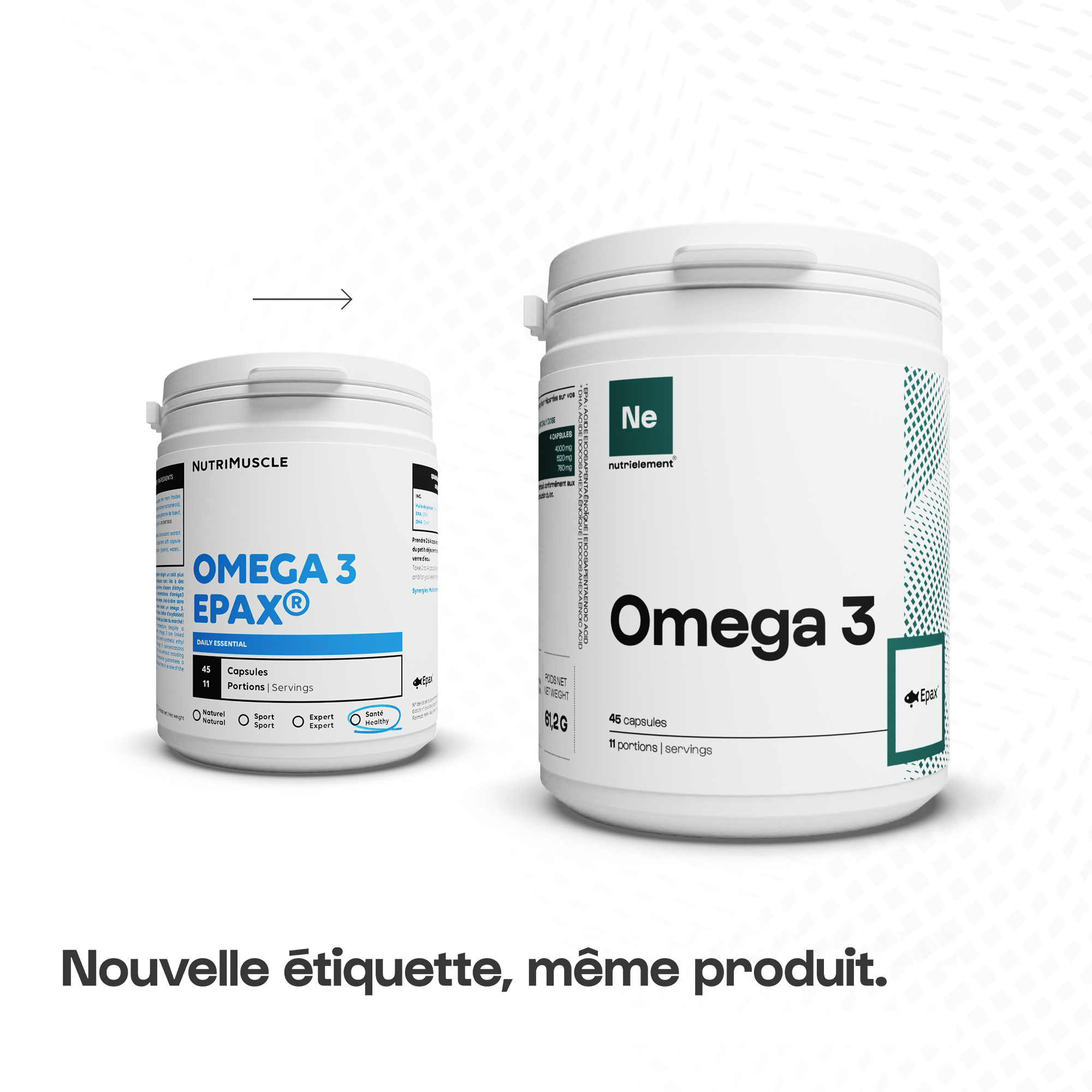 Gélules Oméga 3 Epax® Totox inférieur à 2 EPA 1520 mg et DHA 760 mg ...