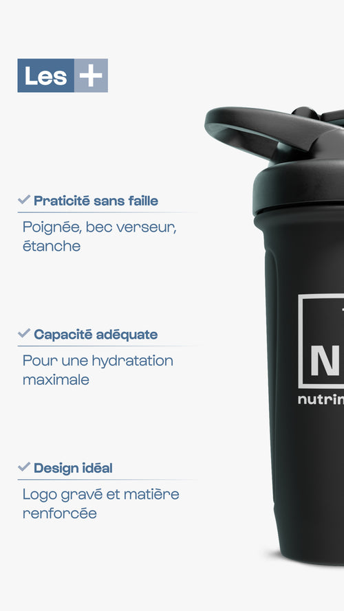 Le Shaker Max en acier Nutrimuscle