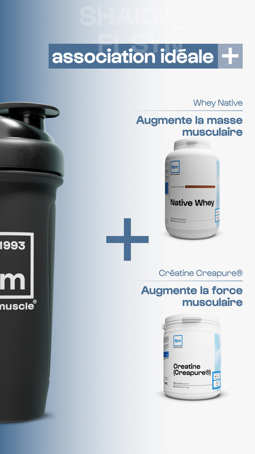 Le Shaker Max en acier Nutrimuscle