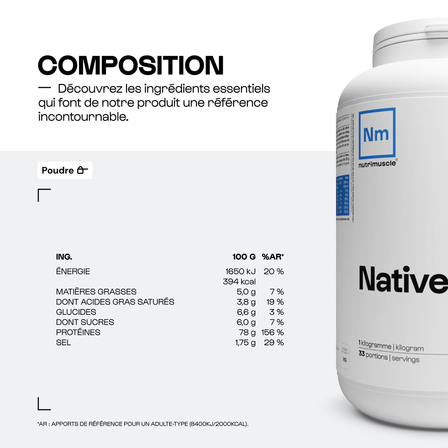 Whey Native – Nutrimuscle